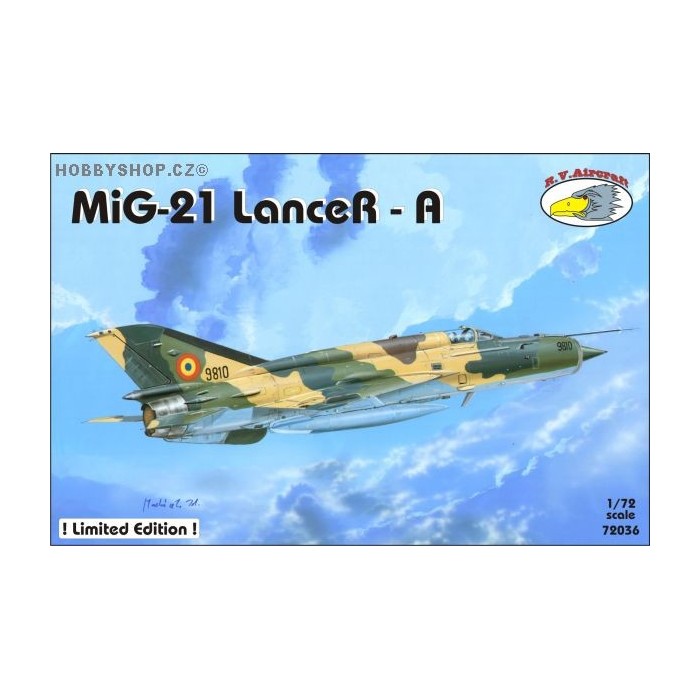 MiG-21 LanceR-A Limited edition - 1/72 kit - Hobbyshop.cz