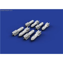 SC 50 German WWII bombs - 1/72 detail set - Hobbyshop.cz