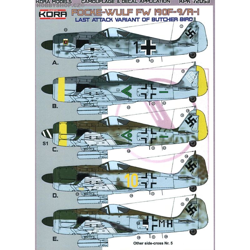 Focke-Wulf Fw 190F-9/R-1 - 1/72 kit - Hobbyshop.cz