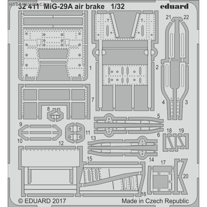 MiG-29A air brake - 1/32 lept - Hobbyshop.cz