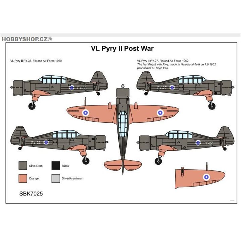 V.L. Pyry II post war - 1/72 kit - Hobbyshop.cz