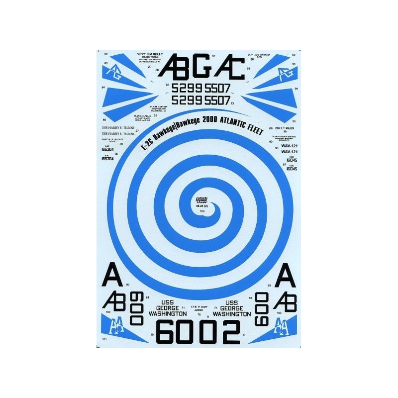 E-2C Hawkeye/Hawkeye 2000 Atlantic - 1/48 decal - Hobbyshop.cz