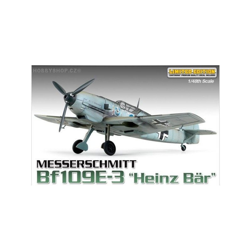 Bf 109E-3 Heinz Bär - 1/48 kit - Hobbyshop.cz