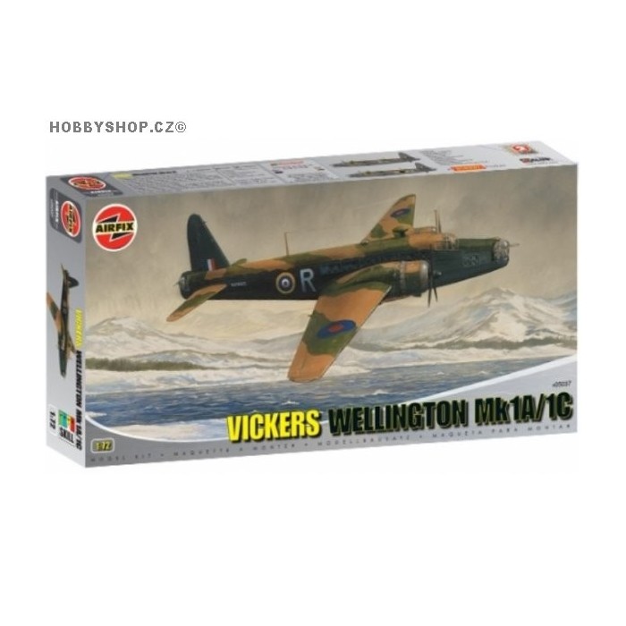 Vickers Wellington Mk.Ic / Mk.III - 1/72 kit - Hobbyshop.cz