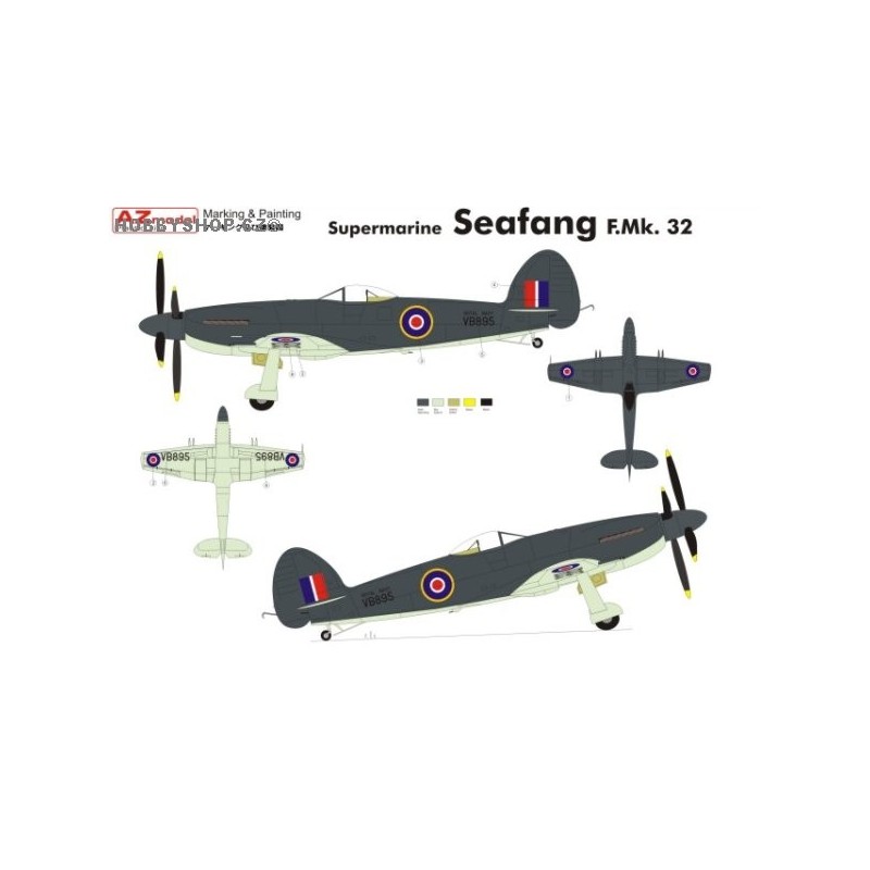 Supermarine Seafang F.Mk.32 - 1/72 kit - Hobbyshop.cz
