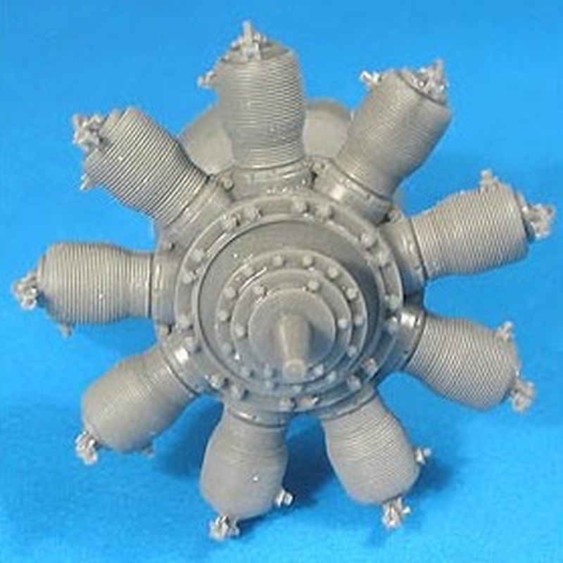 Gnome 9 Monosoupape Engine - 1/48 set - Hobbyshop.cz